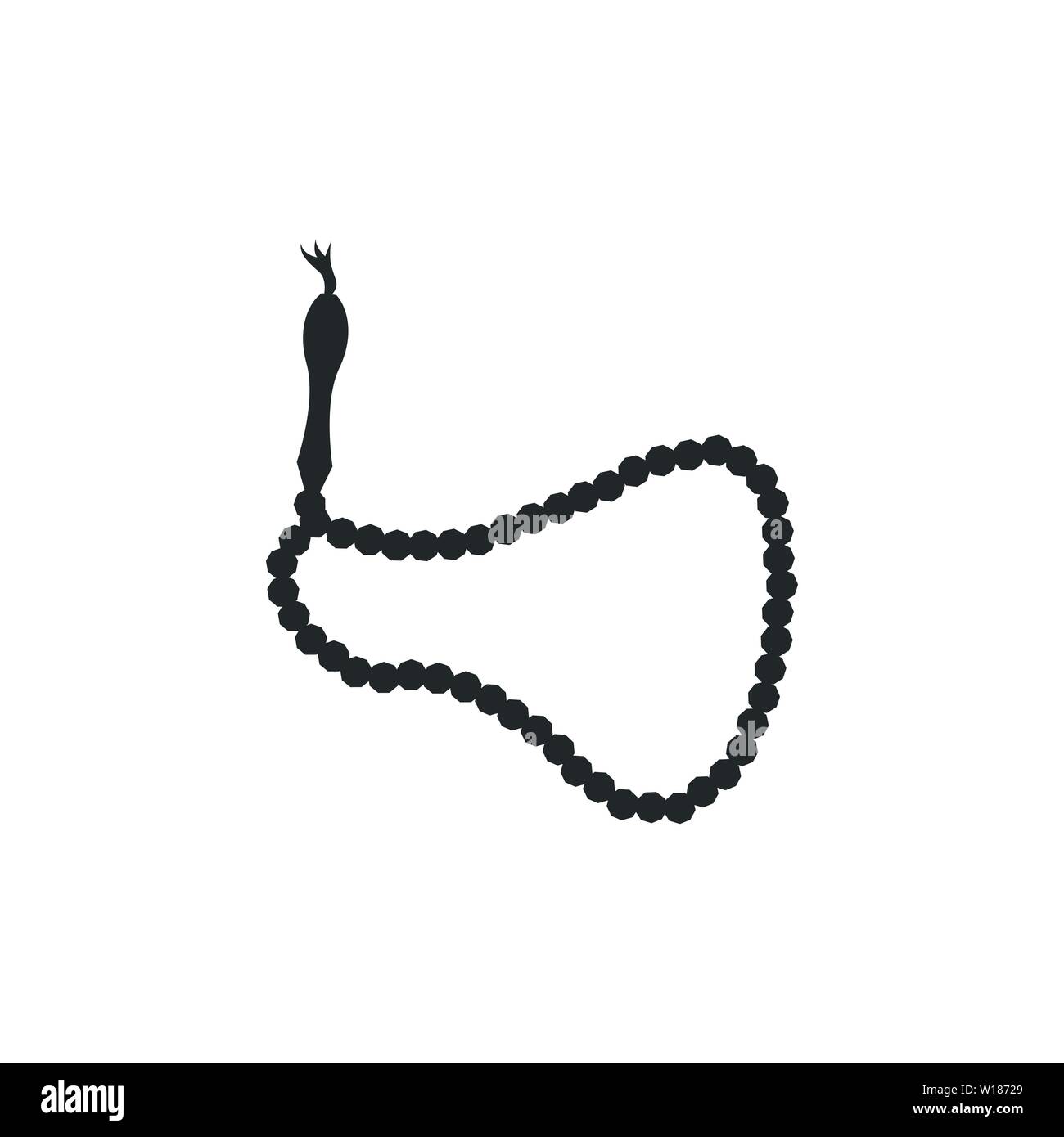 Tasbeeh prayer beads Stock Vector Images - Alamy