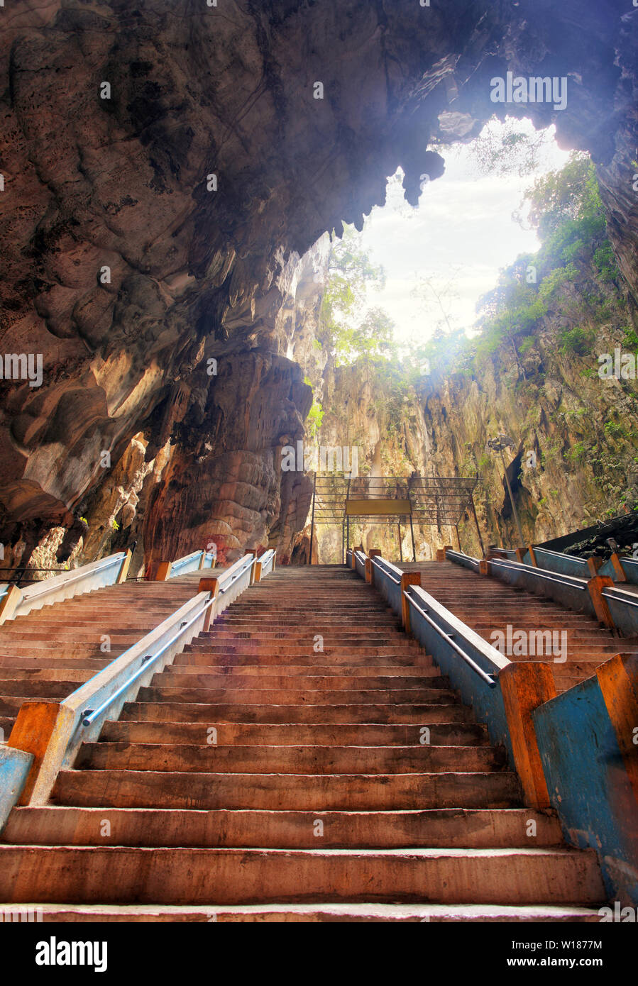 Batu Cave on mountain in Malaysia Stock Photo - Alamy