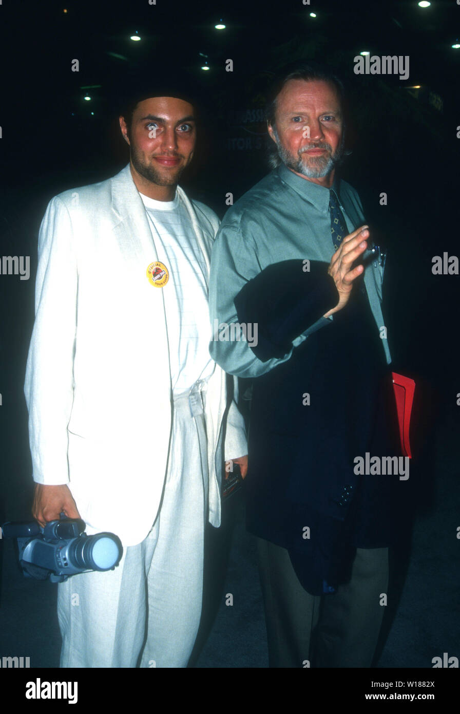 Las Vegas, Nevada, USA 25th July 1994 Actor James Haven and father ...