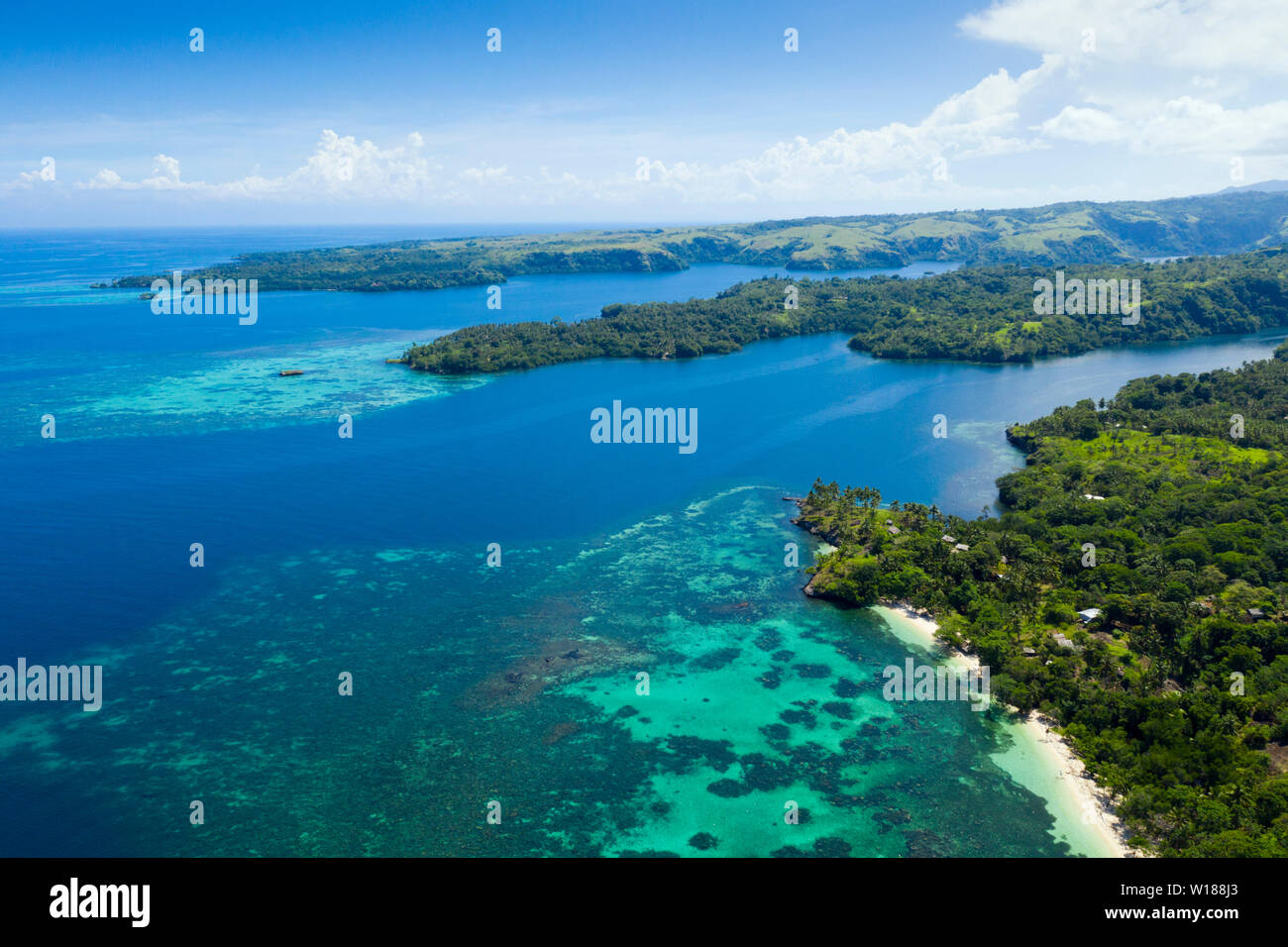 Fjords of Cape Nelson, Tufi, Oro Province, Papua New Guinea Stock Photo ...
