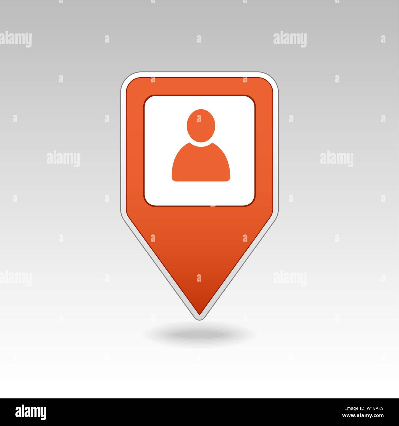 Location people pin map icon. Map pointer. Map markers. Destination ...