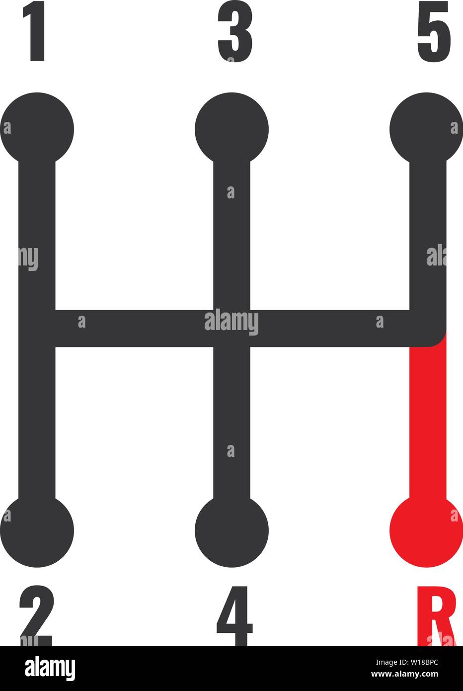 Manual gearbox shift icon. Unique creative design for your t-shirt ...