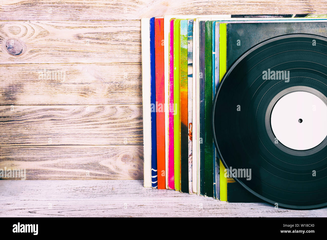 Album collection hi-res stock photography and images - Alamy