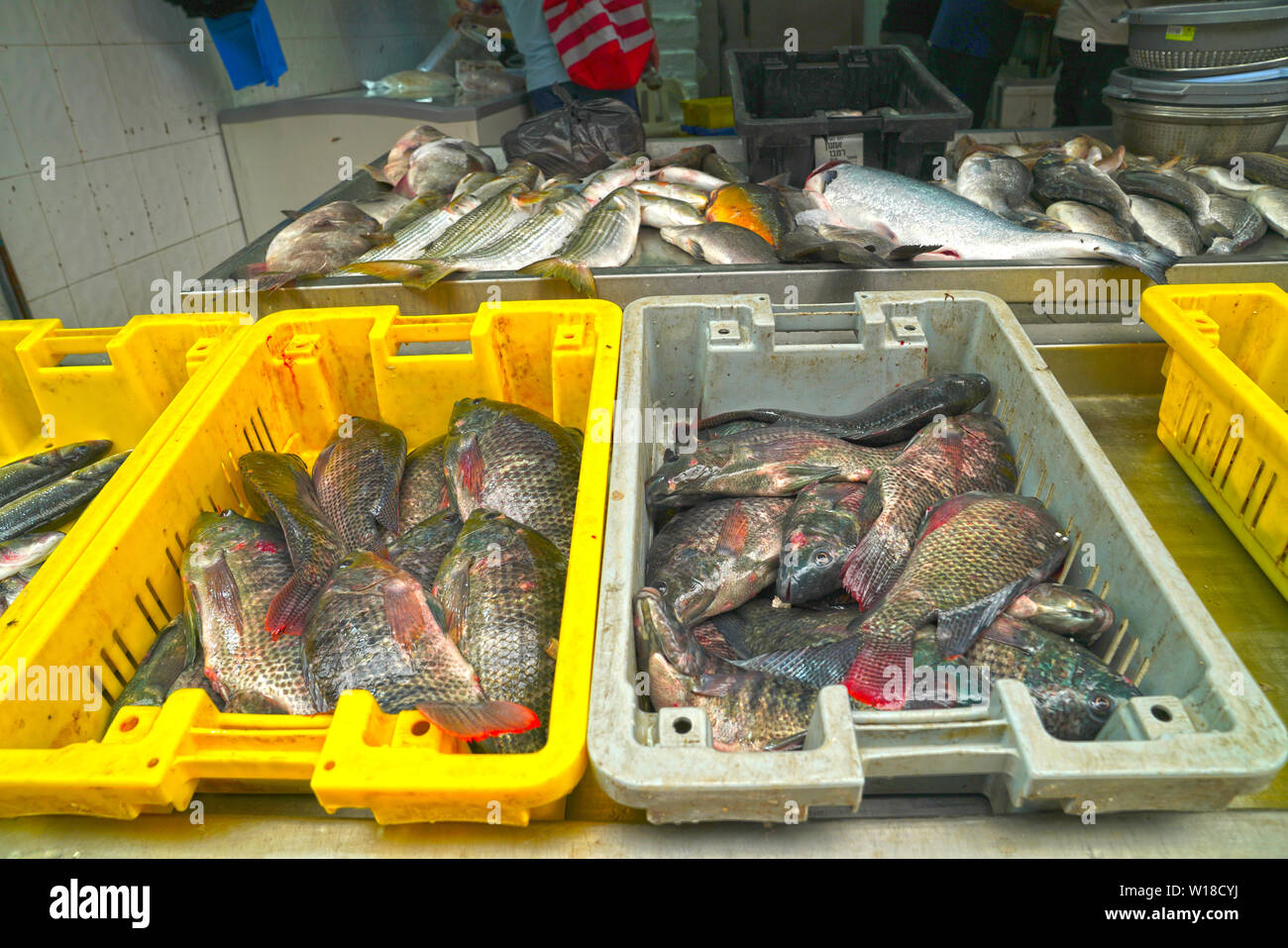 A market, or marketplace Stock Photo - Alamy