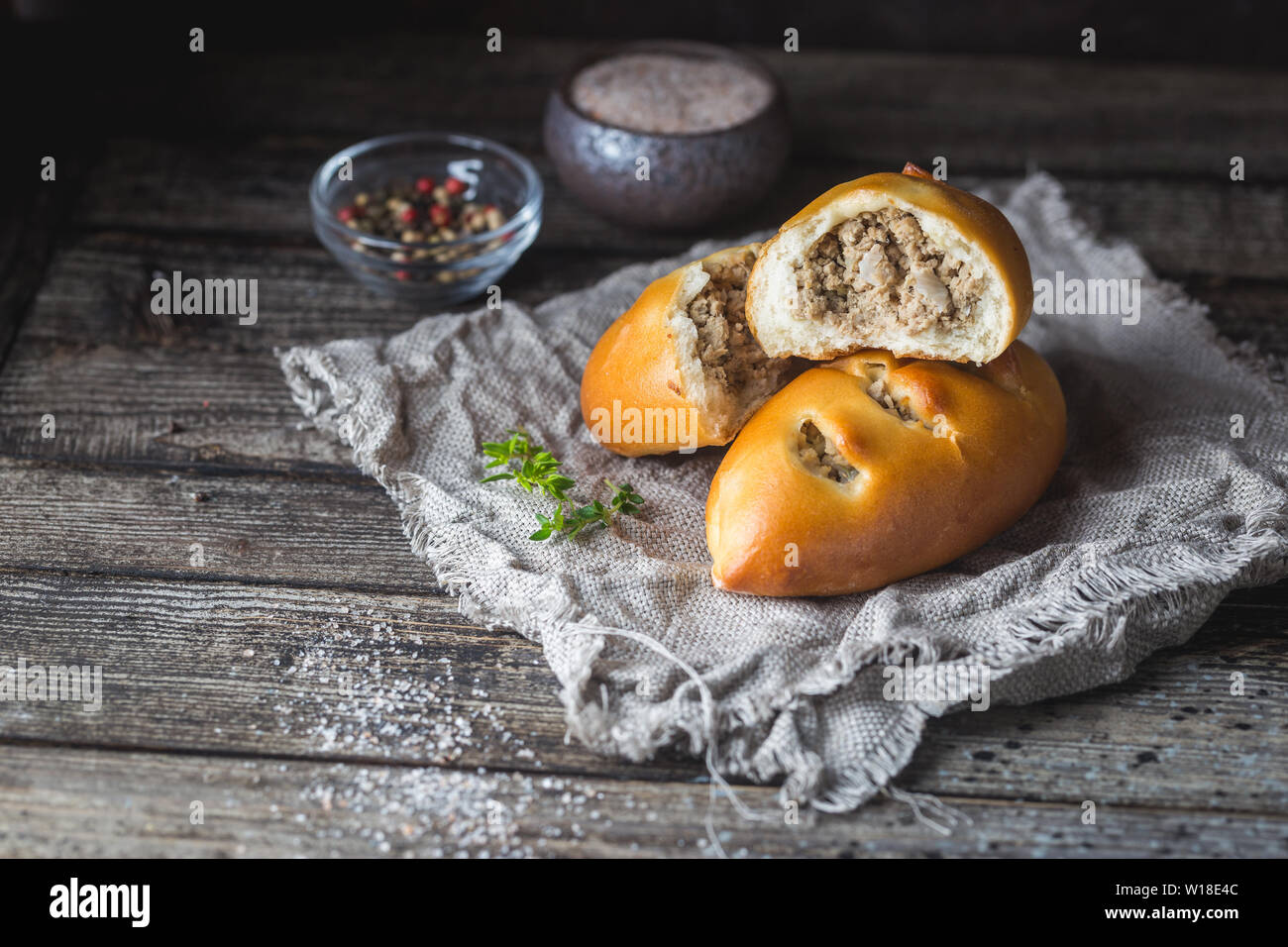 Mini meat pies Stock Photo - Alamy