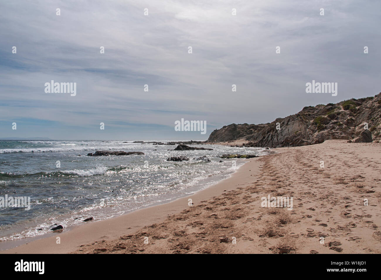 Beautiful virgin beaches of Andalusia, Valdevaqueros in Cadiz province ...