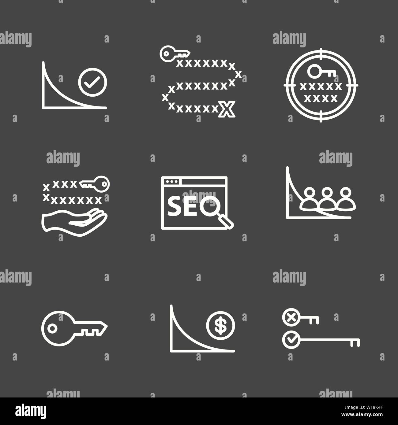 Long tail keywords vector vectors hi-res stock photography and images ...