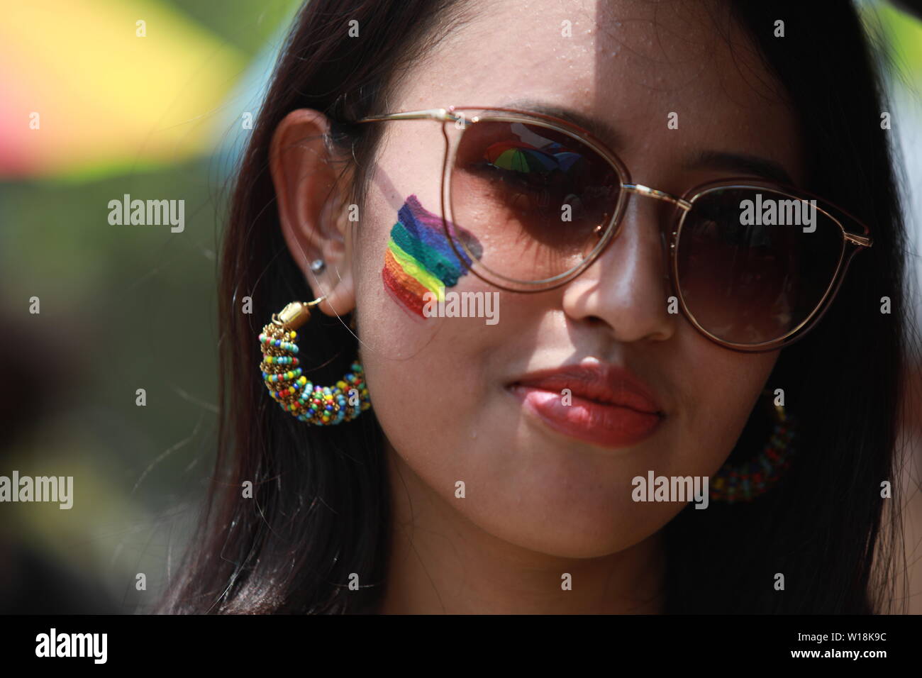 Kathmandu, Nepal, June 29, 2019. Members of the LGBTIQ community take ...