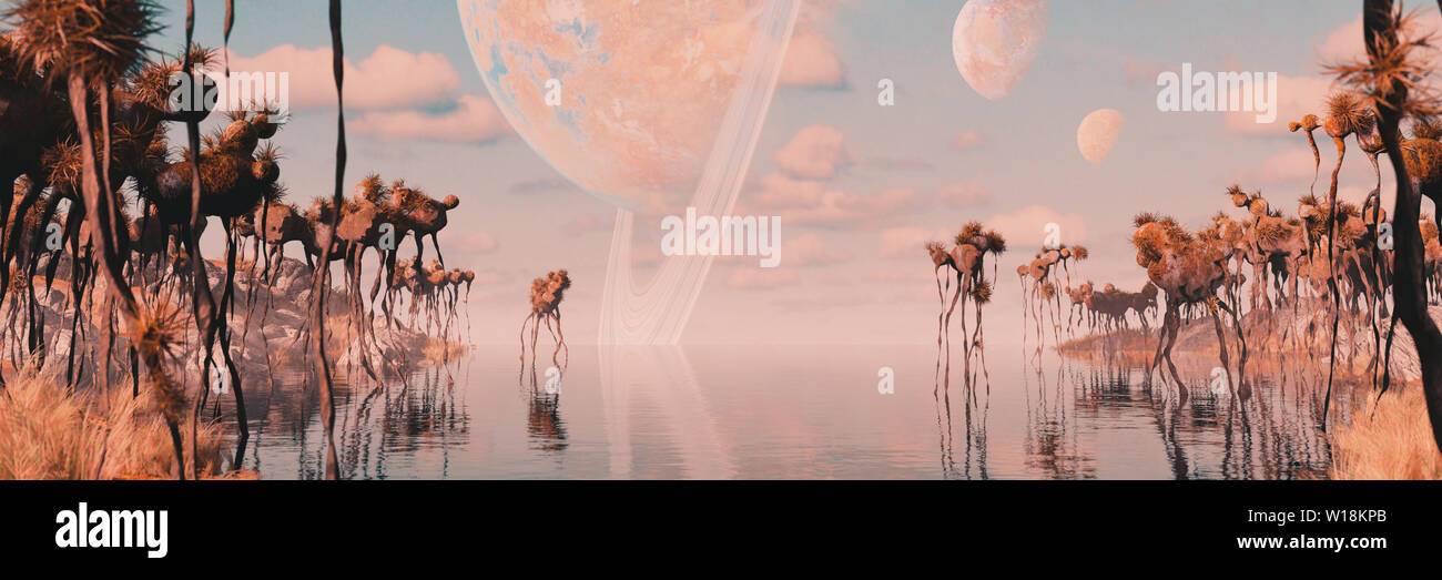 Exoplanet Landscape Wallpaper