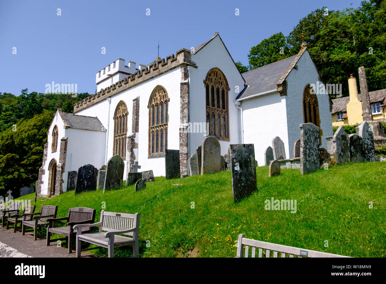 Selworthy village hi-res stock photography and images - Alamy