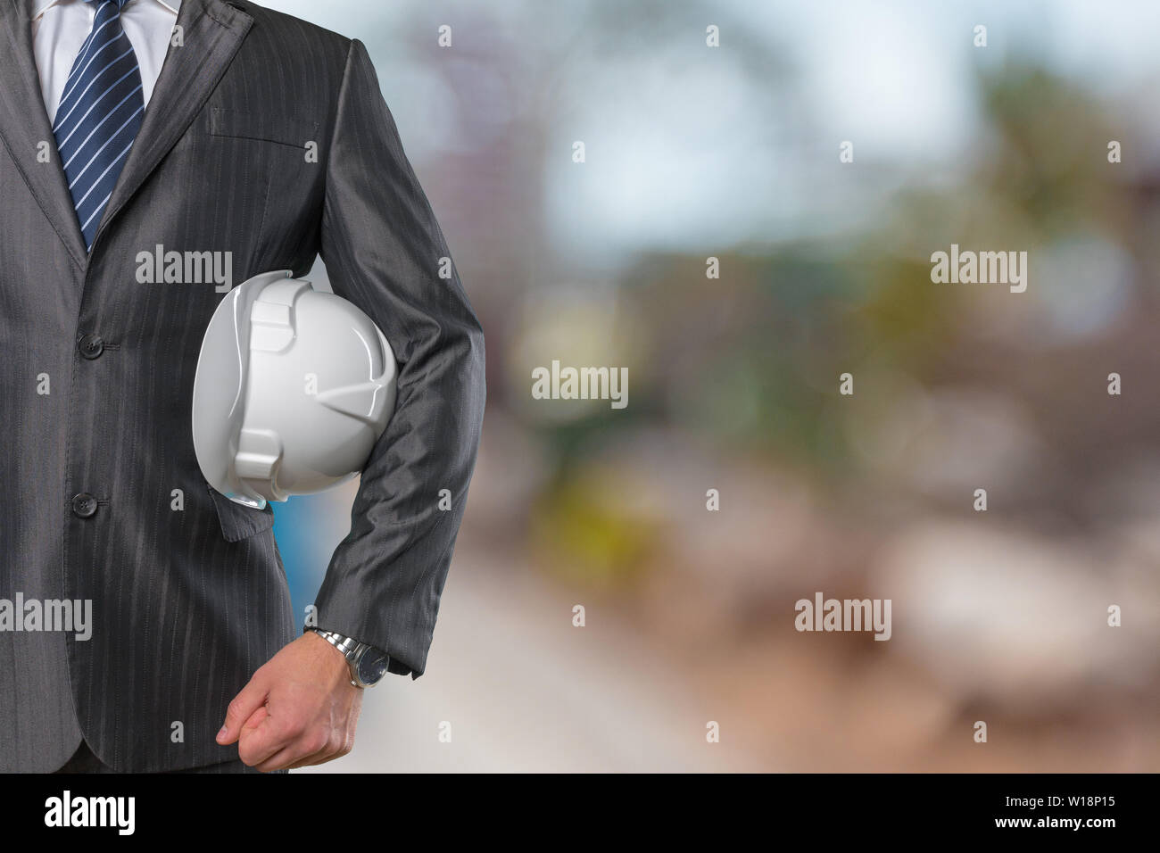 Portrait Of Architect Man Stock Photo - Alamy