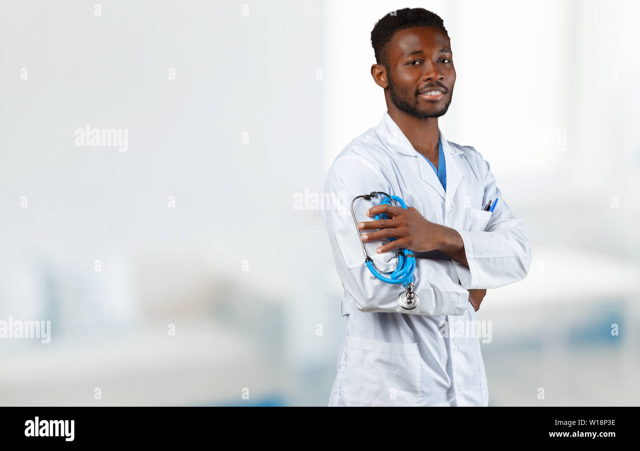 African doctor portrait Stock Photo - Alamy