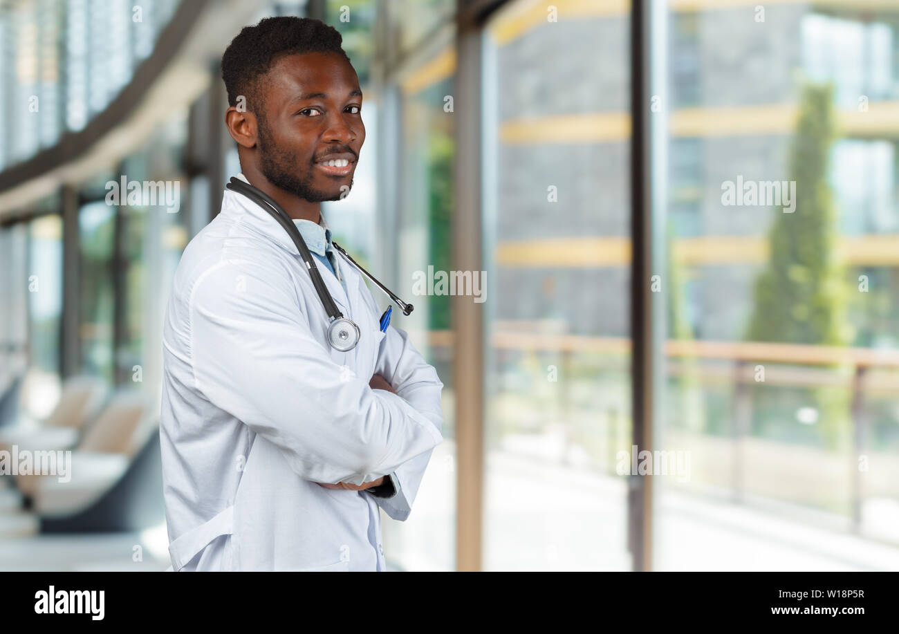 African-American black doctor man Stock Photo - Alamy