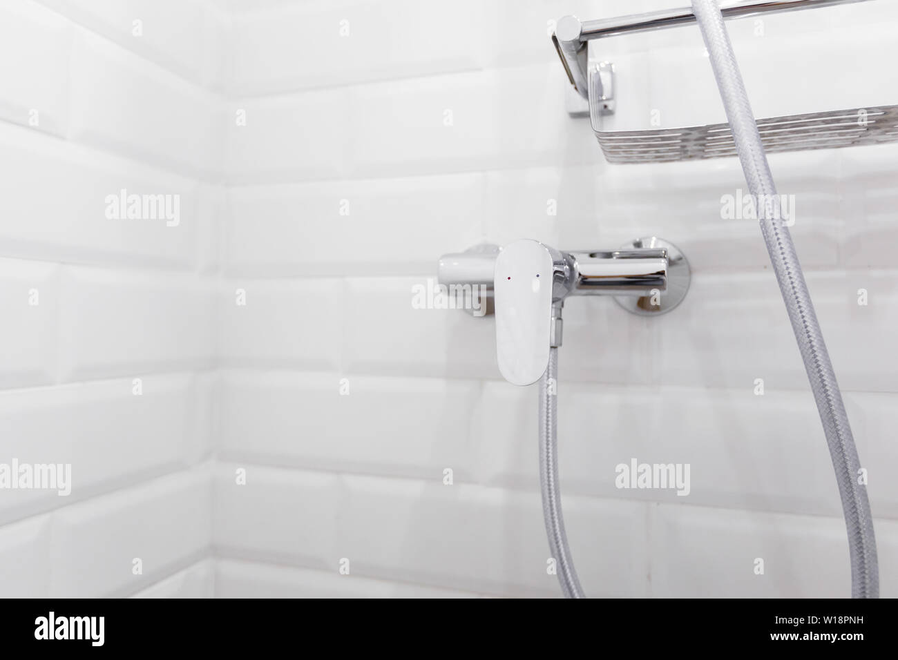 Detail of modern ceiling shower Stock Photo - Alamy