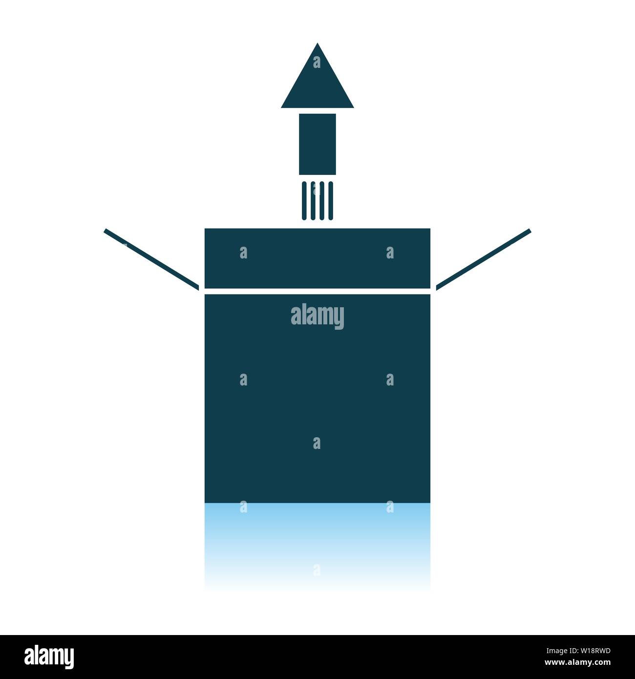 Product Release Icon. Shadow Reflection Design. Vector Illustration ...