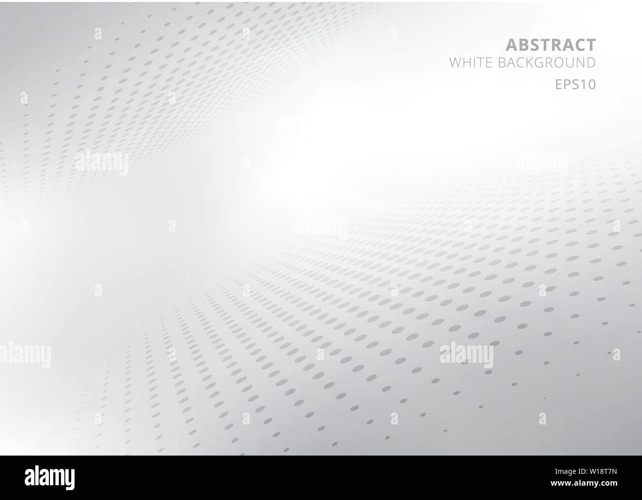 Elegant abstract white and gray gradient perspective background with ...
