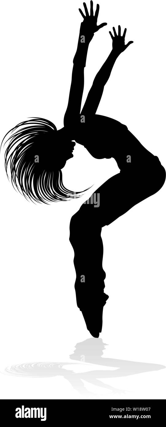 Street Dance Dancer Silhouette Stock Vector Image & Art - Alamy
