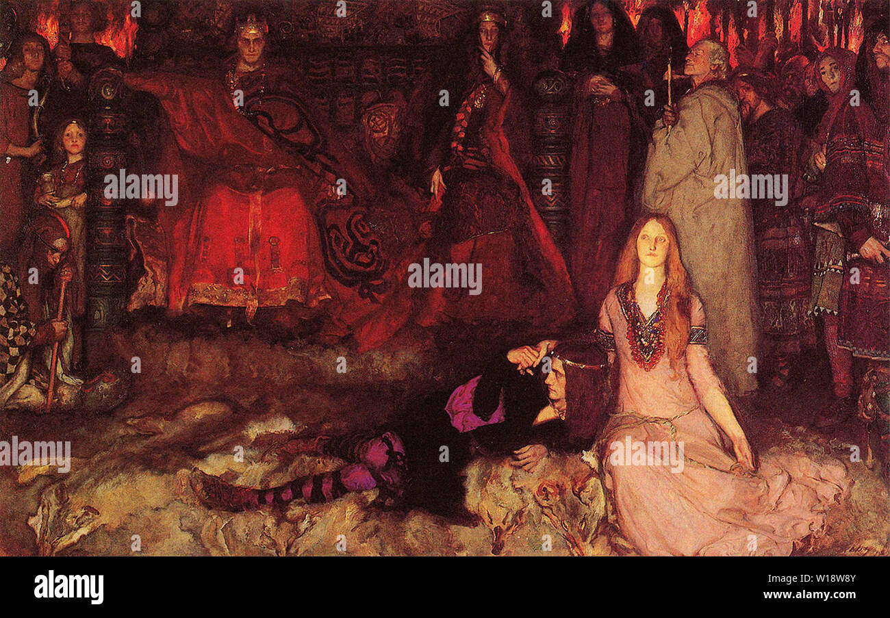 Hamlet play painting hi-res stock photography and images - Alamy