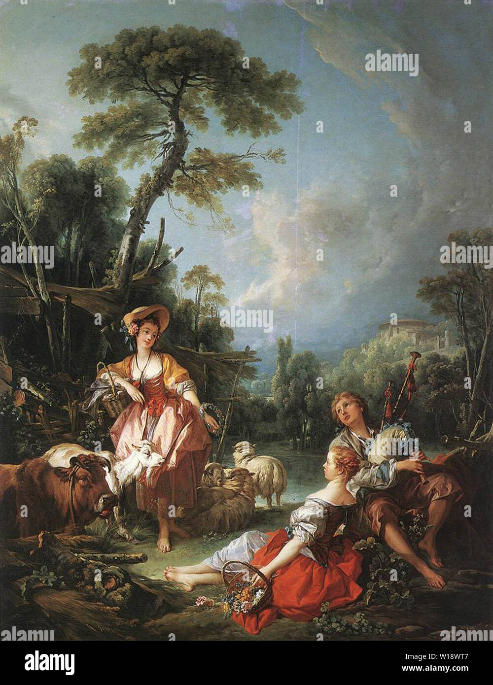 Francois boucher pastoral hi-res stock photography and images - Alamy