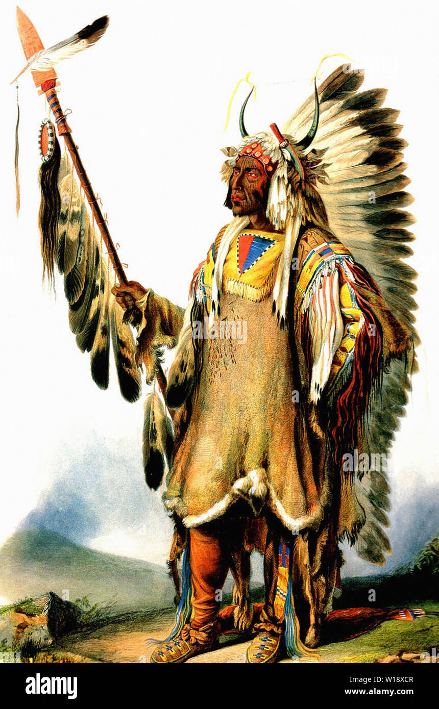 Mandan chief hi-res stock photography and images - Alamy
