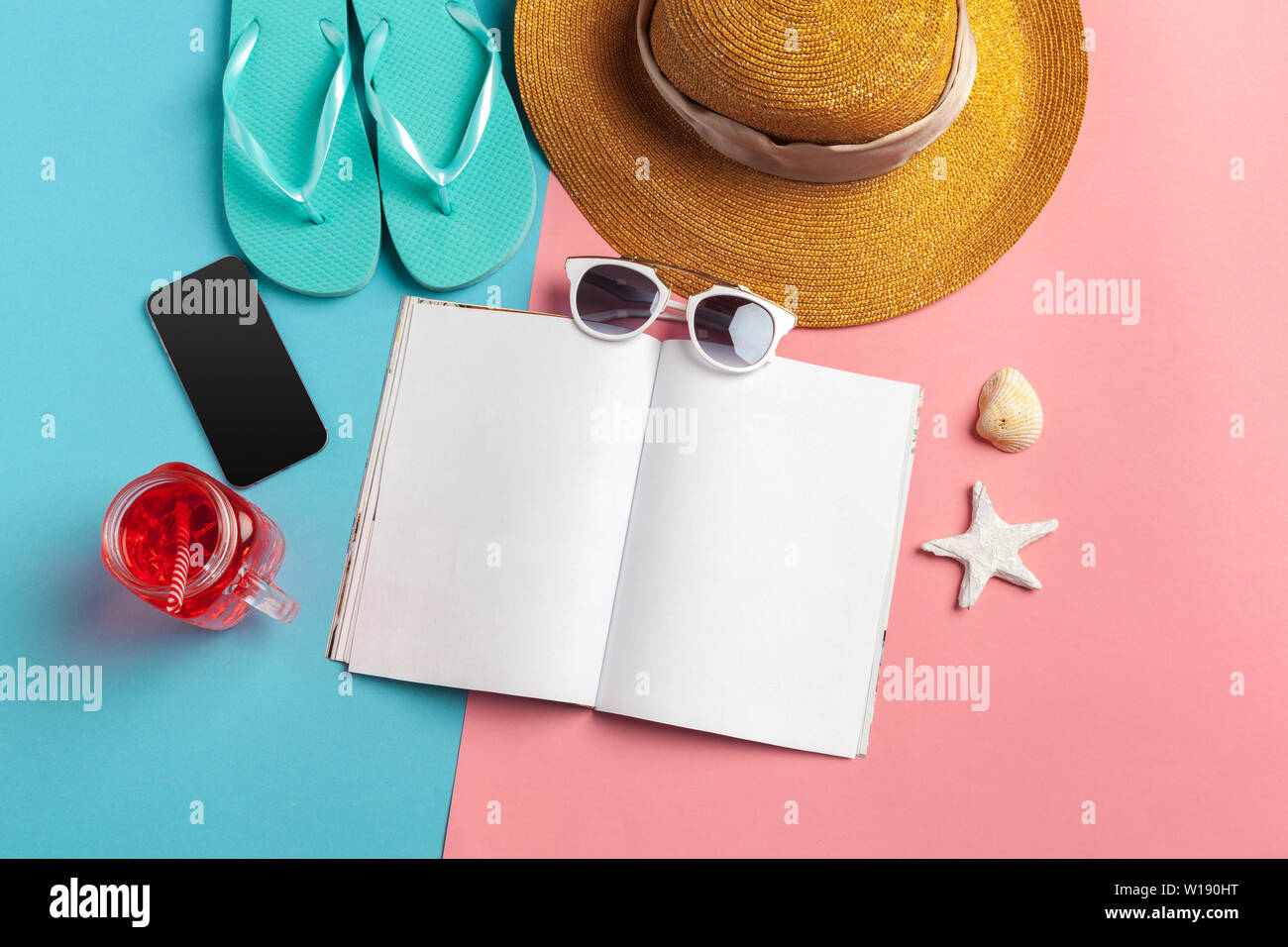 Writing Diary Summer Beach Vacation Concept Stock Photo - Alamy