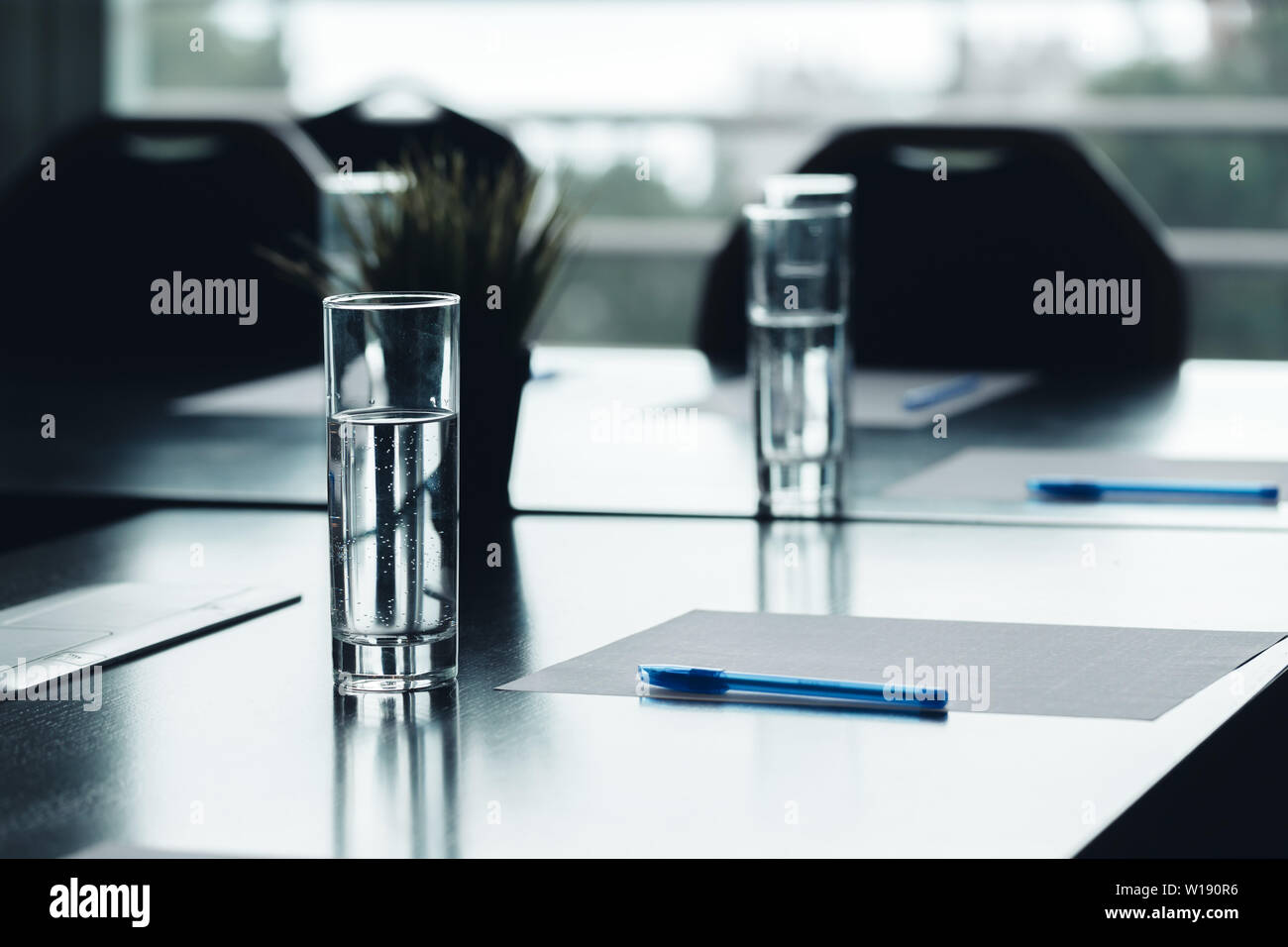 Empty chair conference water hi-res stock photography and images - Alamy