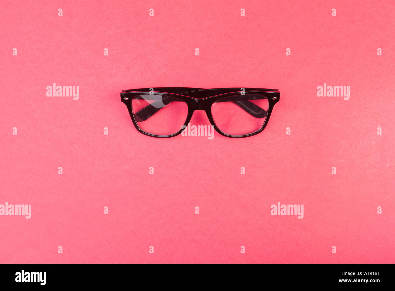 Modern fashionable spectacles isolated. Perfect reflection, Glasses ...