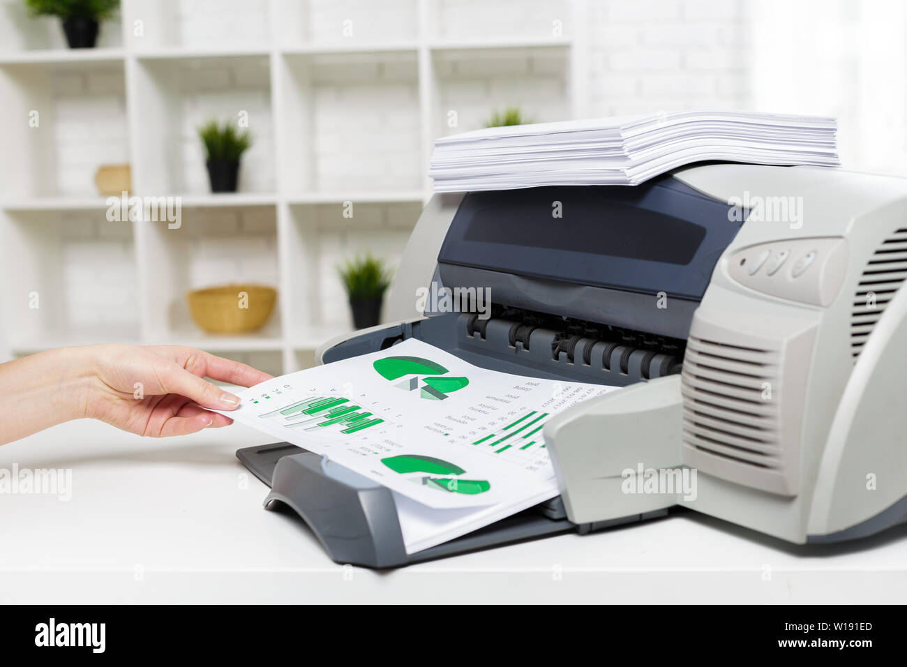 Stop button printer hi-res stock photography and images - Alamy