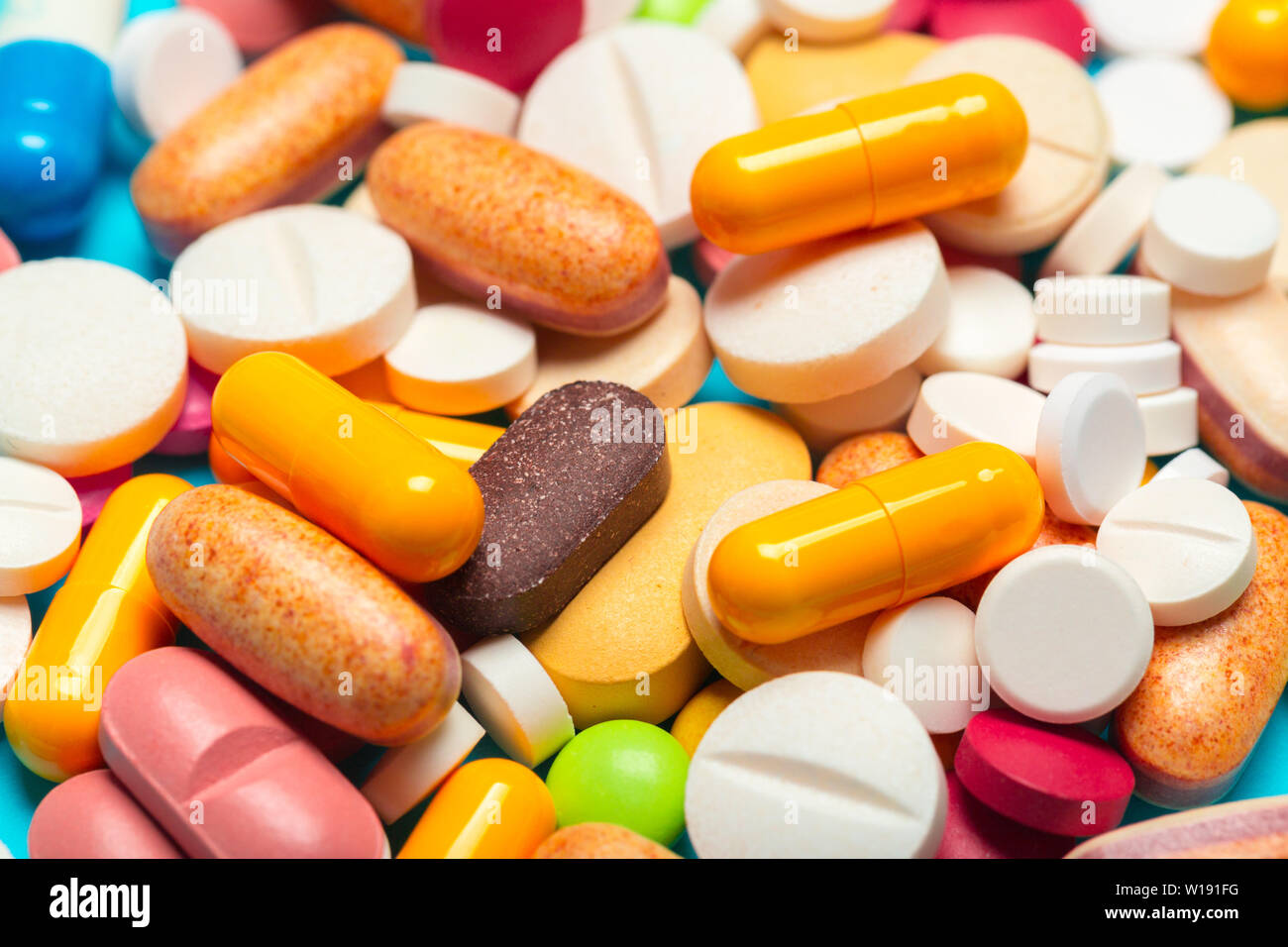different medicine drugs, pills, tablets Stock Photo - Alamy