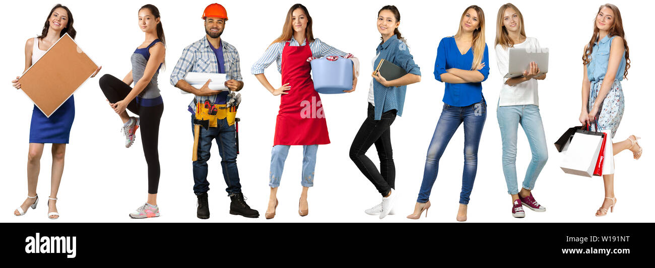 Group of full body people Stock Photo - Alamy