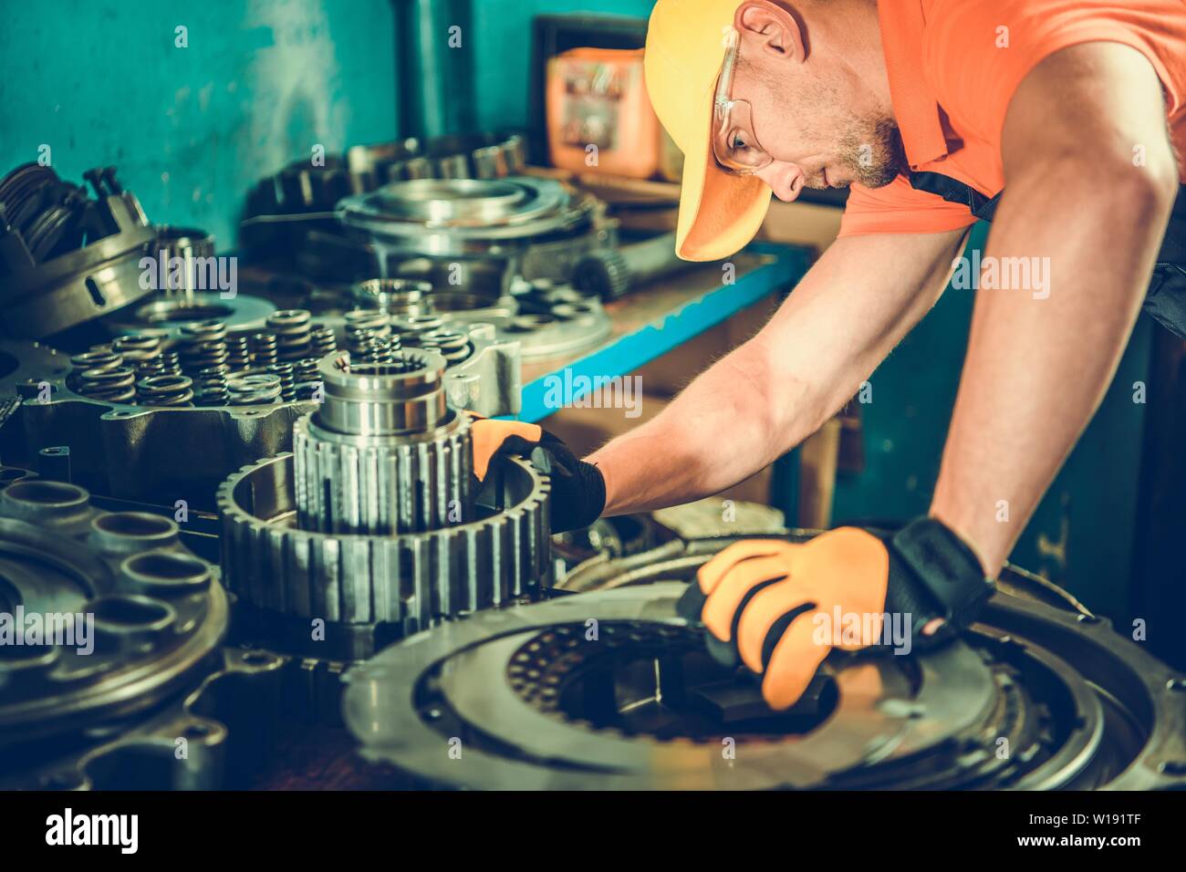 Heavy Equipment Parts. Professional Mechanic Looking For Bulldozer ...