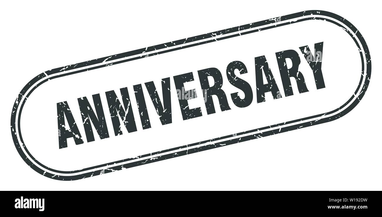 anniversary stamp. anniversary square grunge sign. anniversary Stock ...