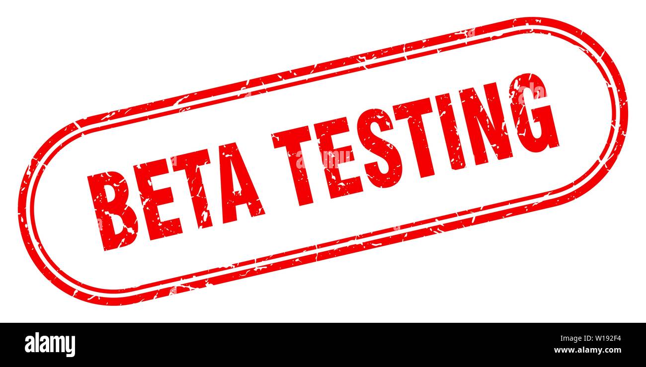Beta testing stamp hi-res stock photography and images - Alamy