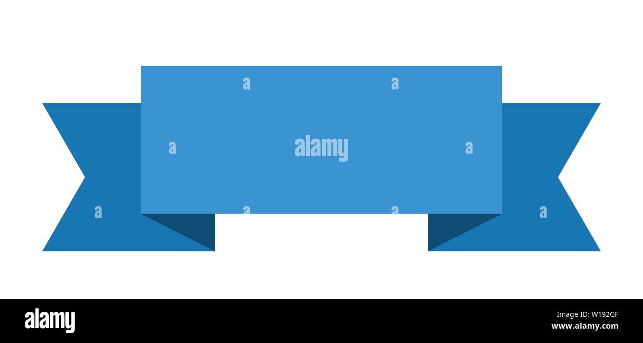 blank ribbon. blank isolated sign. blank banner Stock Vector Image ...