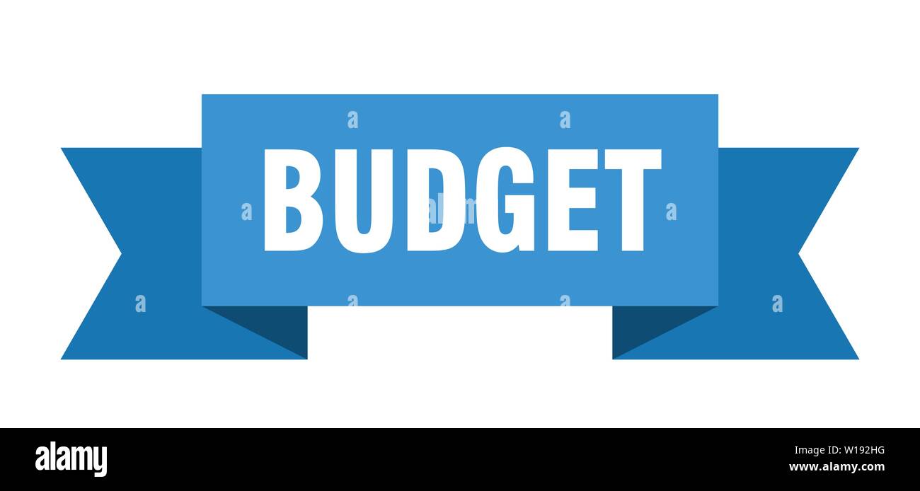 budget ribbon. budget isolated sign. budget banner Stock Vector Image ...