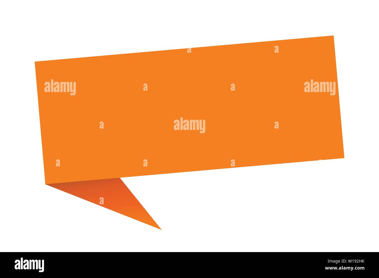 blank speech bubble. blank sign. blank banner Stock Vector Image & Art ...