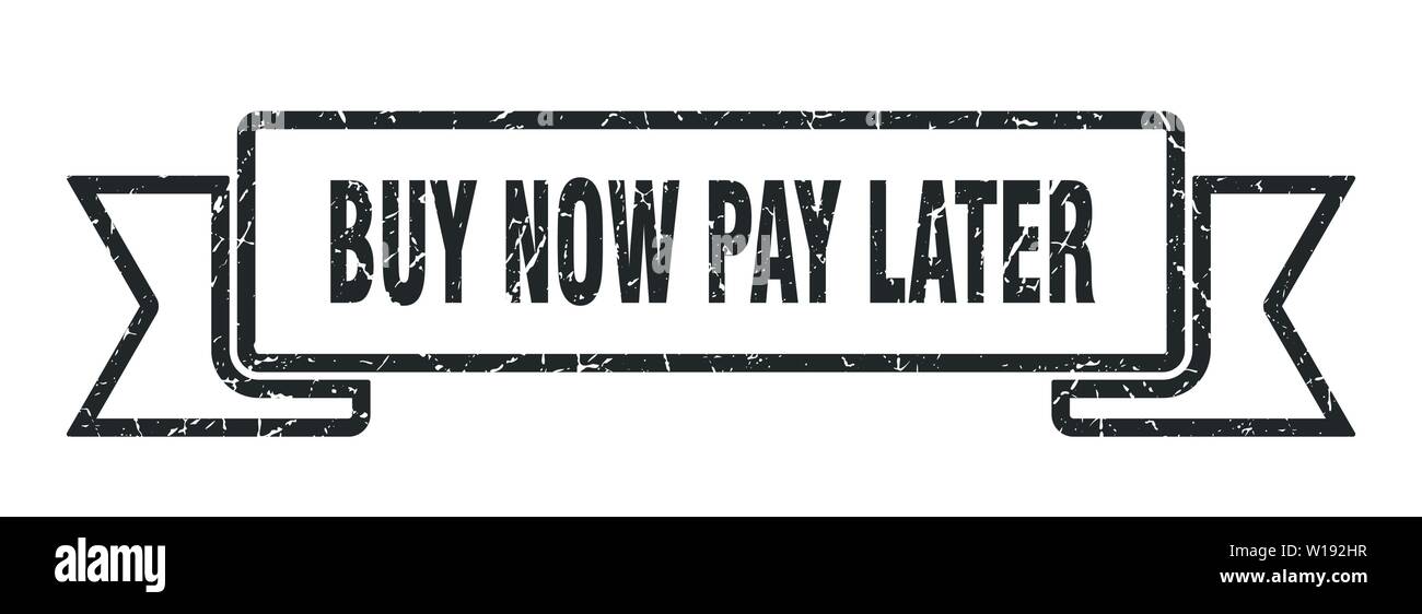 Pay later stamp Black and White Stock Photos & Images - Alamy