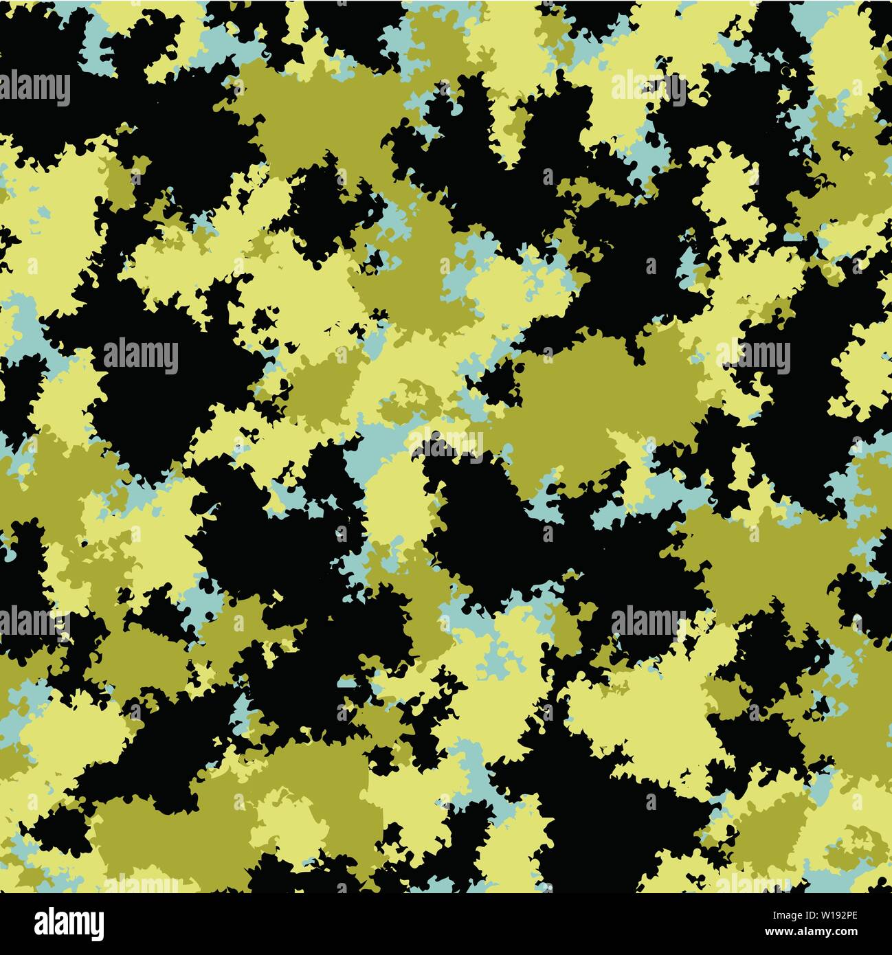 Fashion camo design. Color clouds seamless pattern vector. Trendy ...