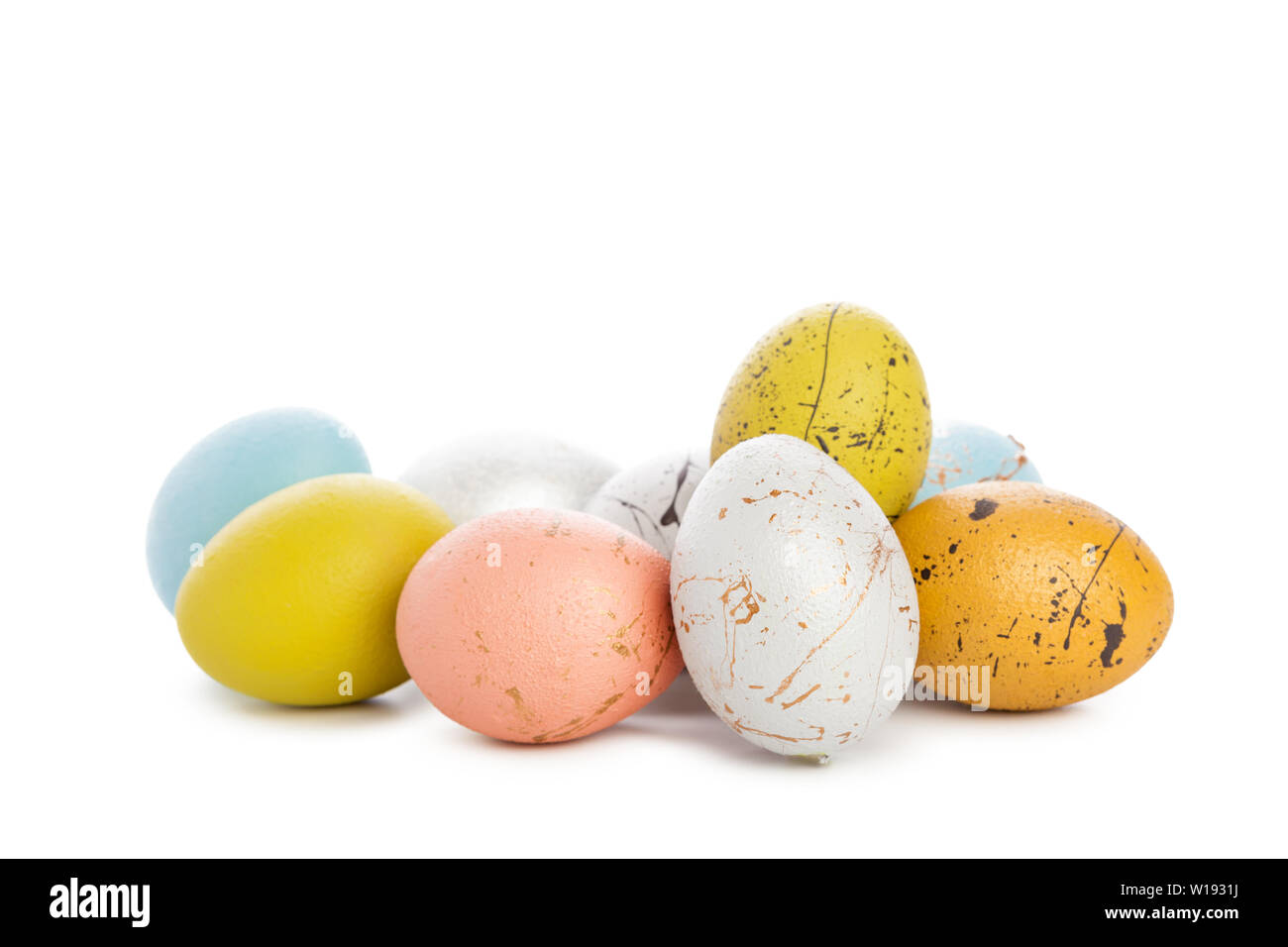 easter background. isolated on white Stock Photo - Alamy