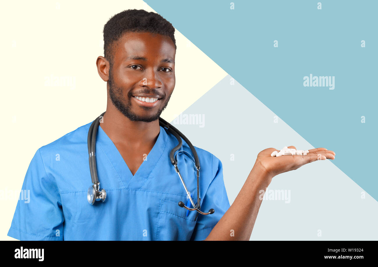 African doctor portrait Stock Photo - Alamy