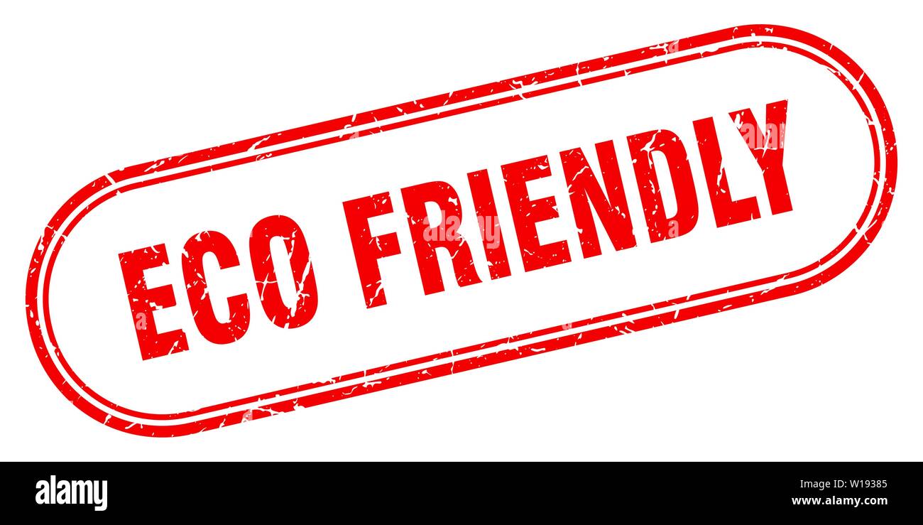 eco friendly stamp. eco friendly square grunge sign. eco friendly Stock ...