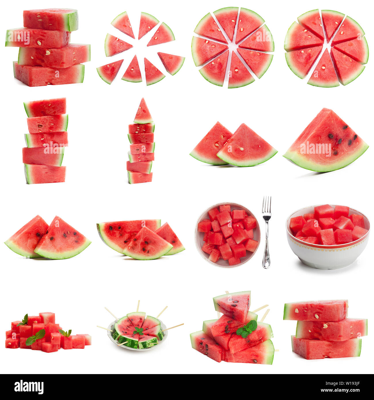 collection of fresh melon fruits Stock Photo - Alamy