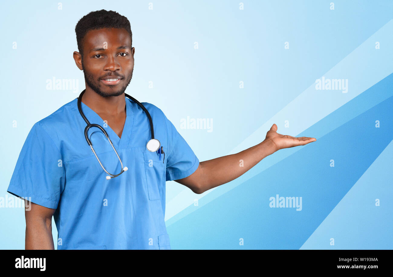 African doctor portrait Stock Photo - Alamy