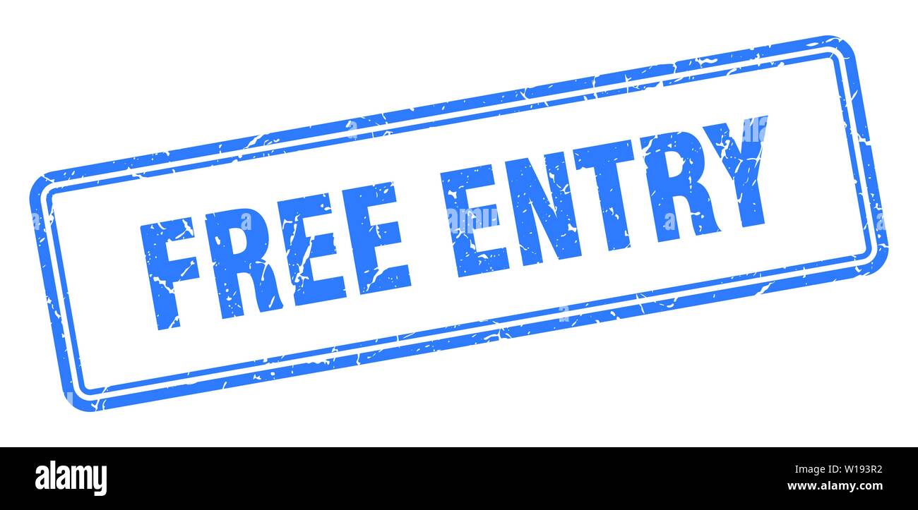 Free entry stamp sign seal Cut Out Stock Images & Pictures - Alamy