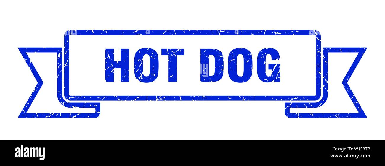 hot dog grunge ribbon. hot dog sign. hot dog banner Stock Vector Image ...