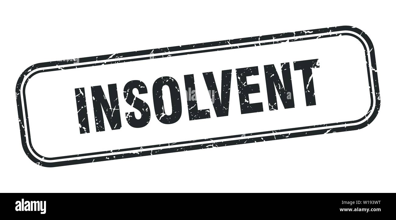 Insolvent stamp Black and White Stock Photos & Images - Alamy