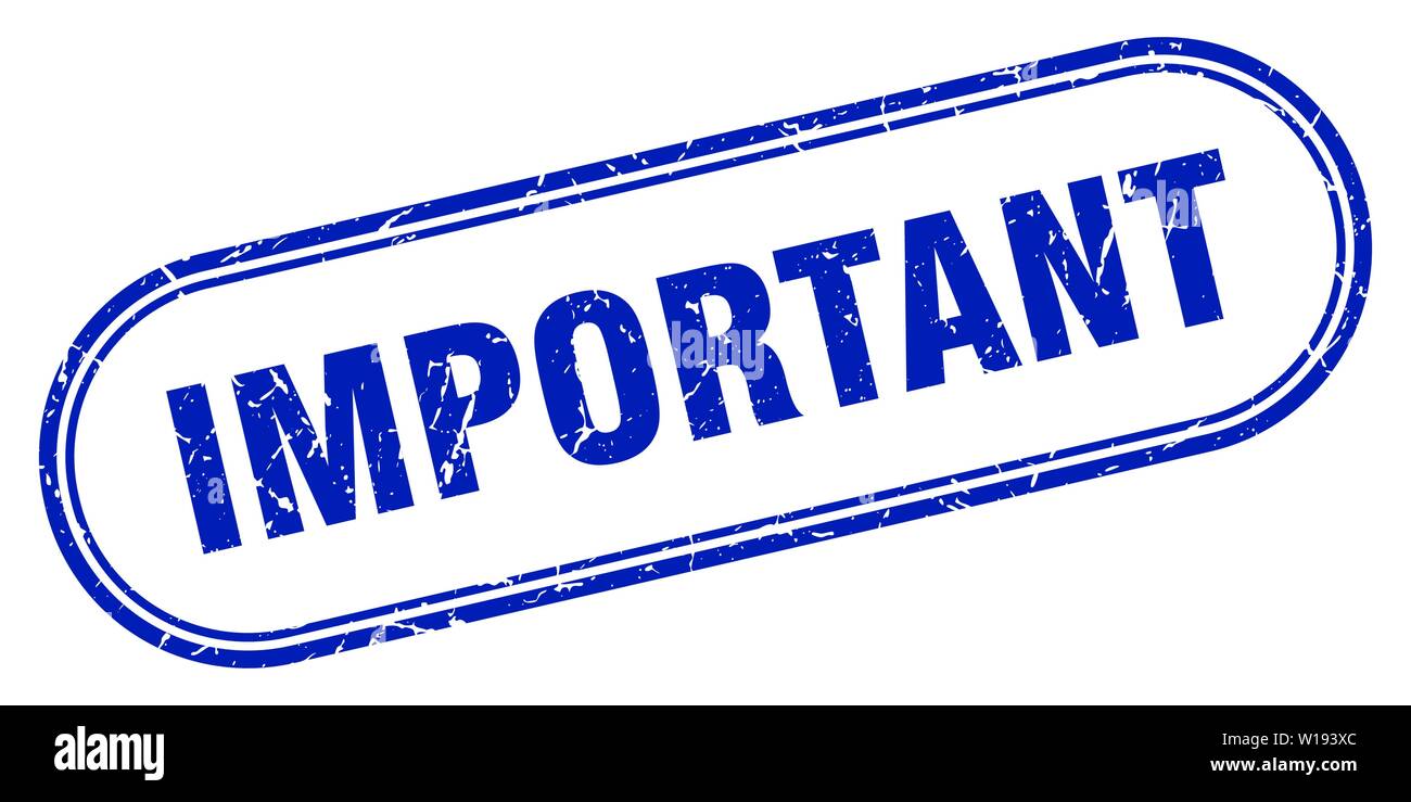 important stamp. important square grunge sign. important Stock Vector Image & Art - Alamy
