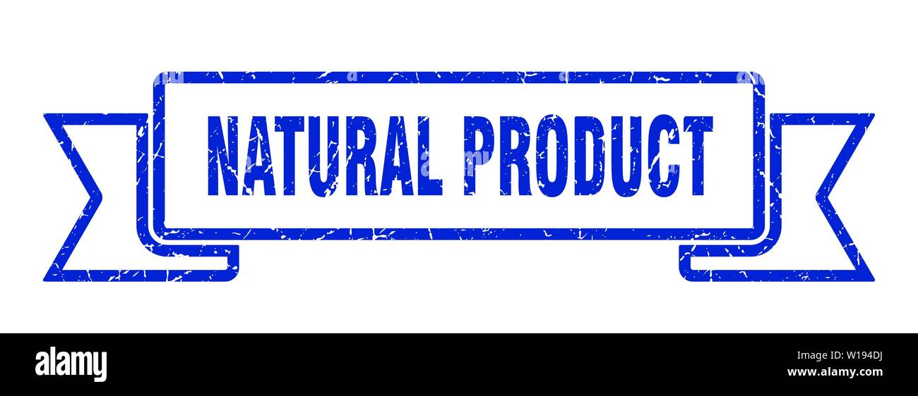 natural product grunge ribbon. natural product sign. natural product ...