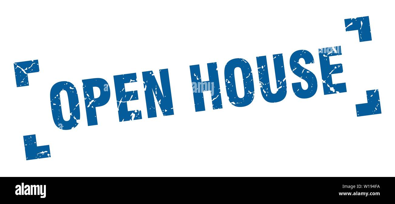 open house stamp. open house square grunge sign. open house Stock ...