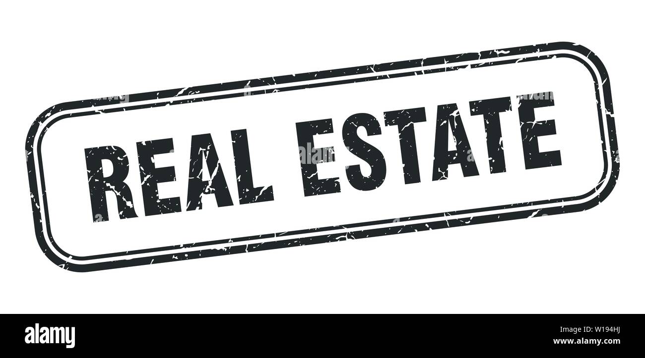 Real estate stamp label Black and White Stock Photos & Images - Alamy
